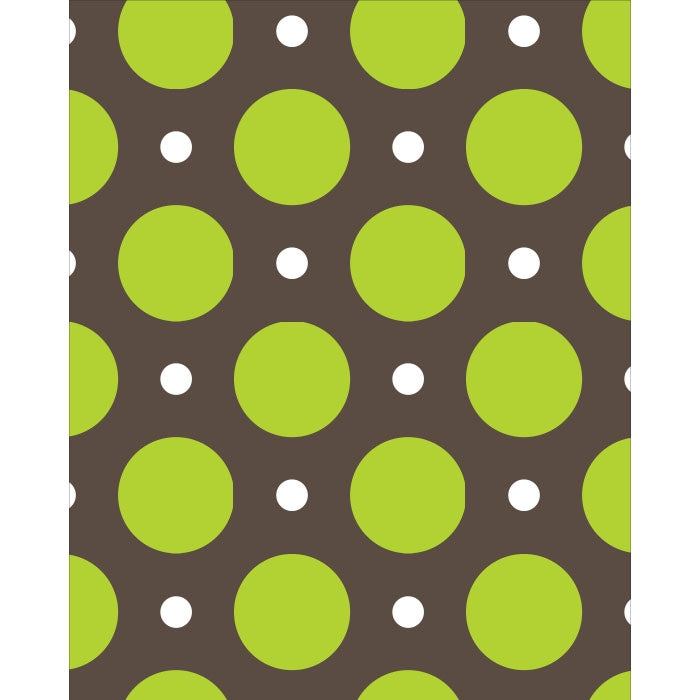 Green & White Polka Dots Printed Backdrop | Backdrop Express Green ...