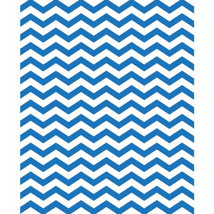 Blue & White Chevron Printed Backdrop | Backdrop Express Blue & White ...