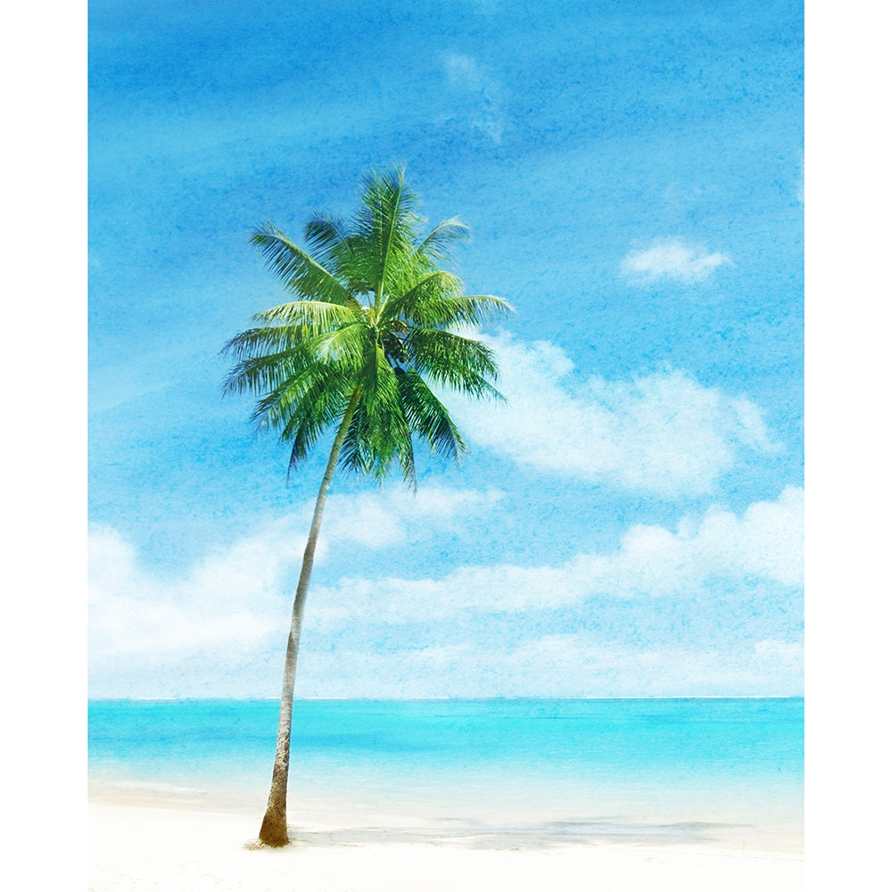 Watercolor Beach Printed Backdrop | Backdrop Express Watercolor Beach ...