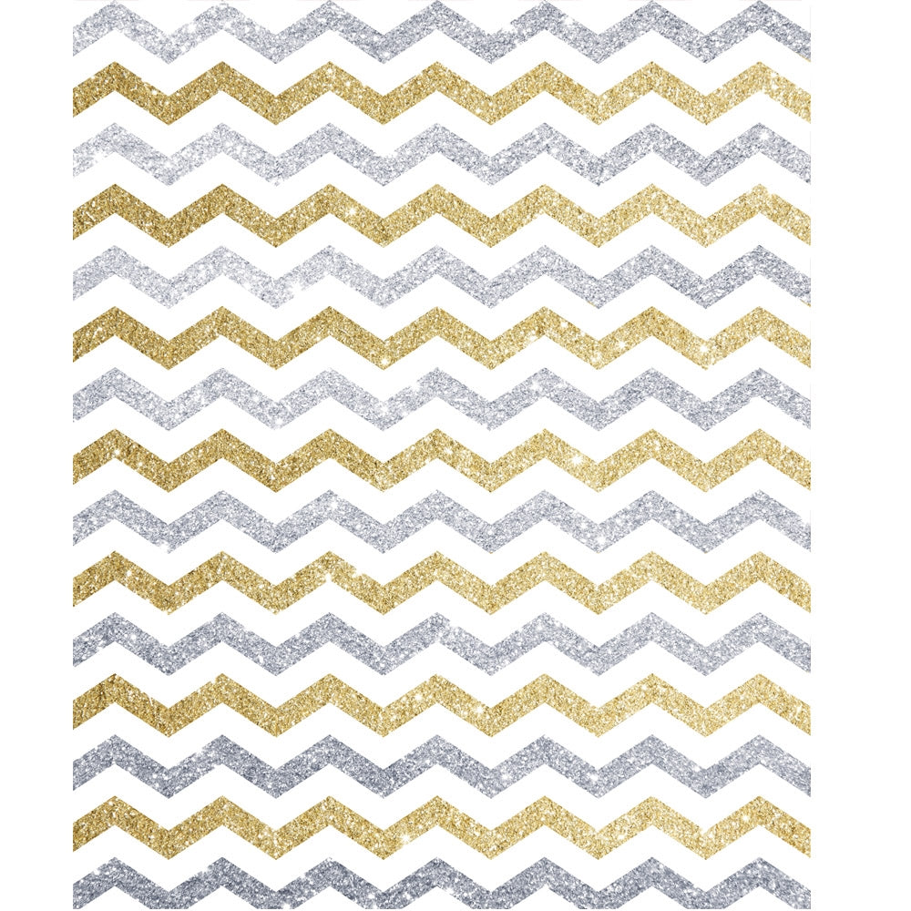 Silver Chevron Background
