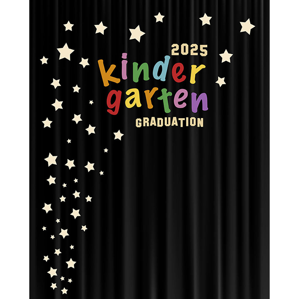 Kindergarten Stars Printed Backdrop | Backdrop Express Kindergarten ...