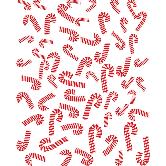 Candy Canes Printed Backdrop | Backdrop Express Candy Canes Printed ...