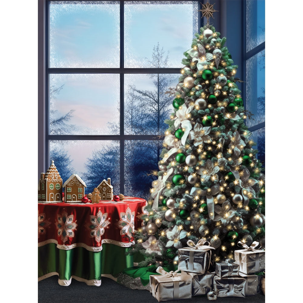 Christmas Dawn Printed Backdrop | Backdrop Express Christmas Dawn ...
