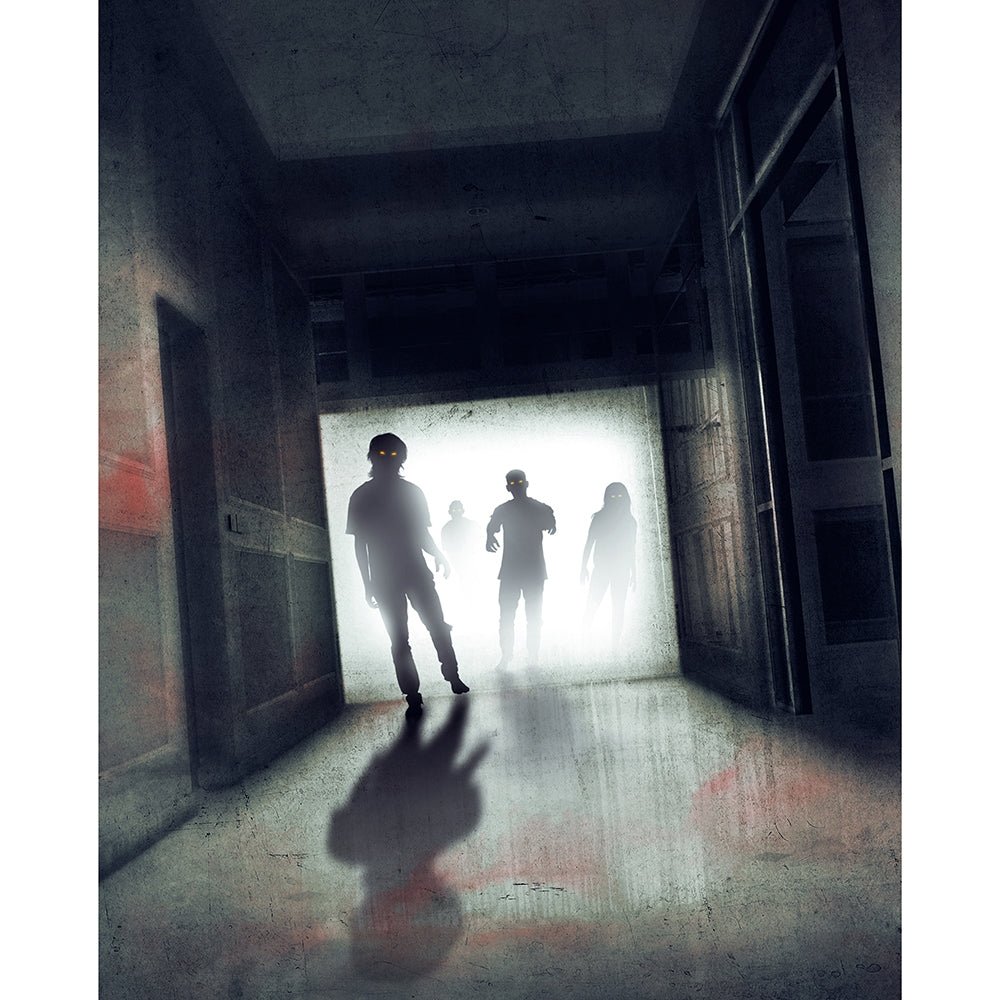 Zombie Apocalypse Printed Backdrop | Backdrop Express Zombie Apocalypse ...