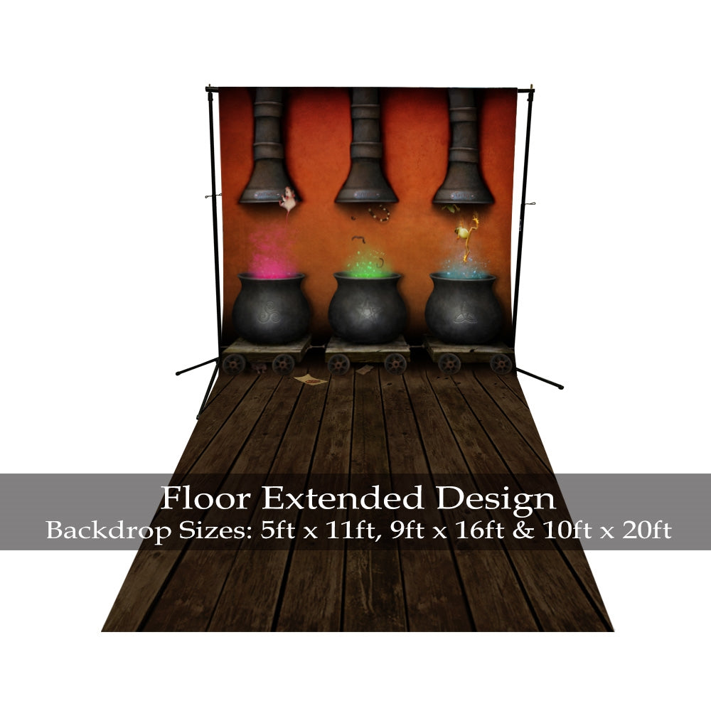 Potion Laboratory Printed Backdrop | Backdrop Express Potion Laboratory ...