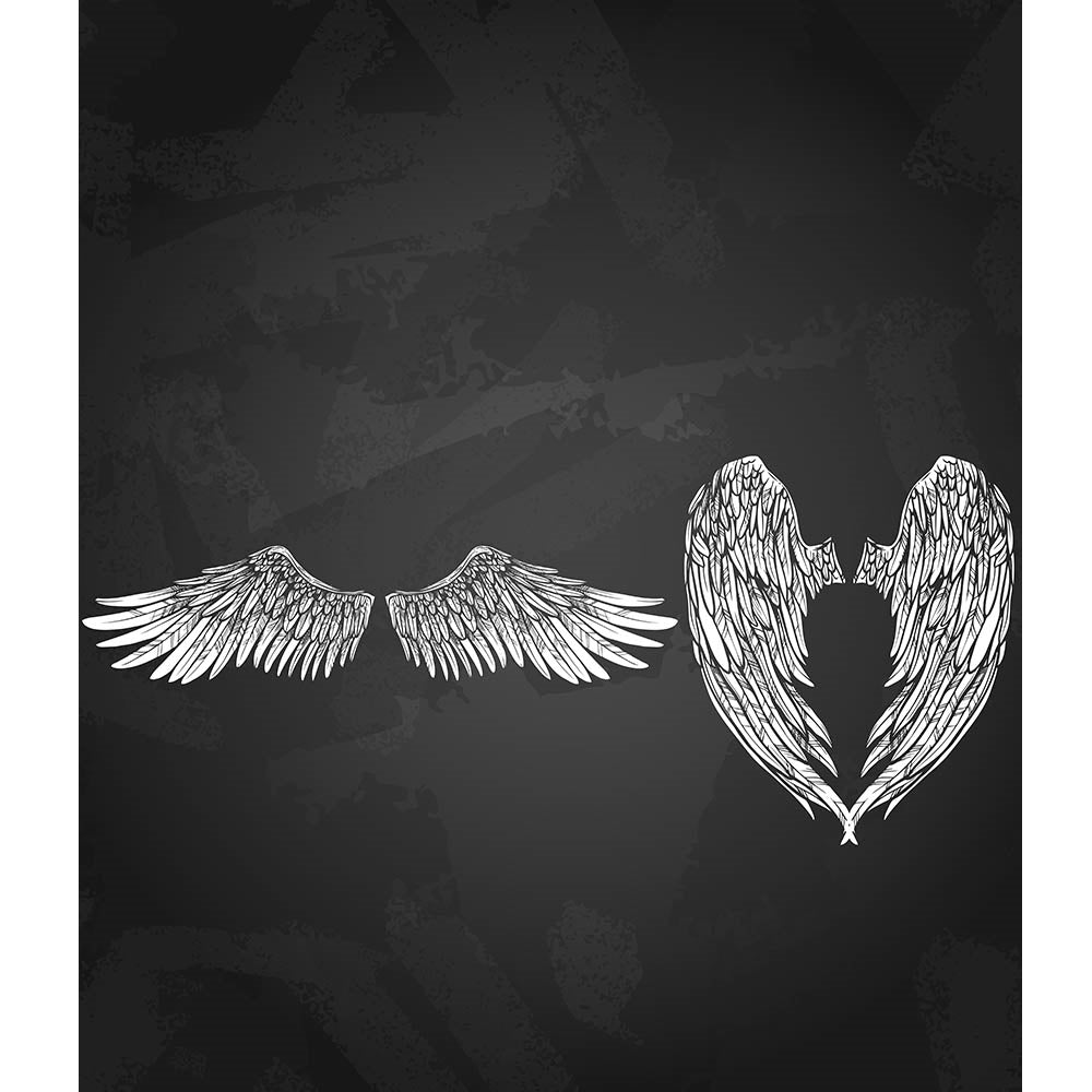 Falcon & Angel Wings Printed Backdrop | Backdrop Express