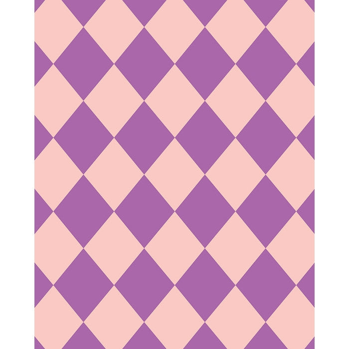 Purple & Peach Argyle Printed Backdrop | Backdrop Express Purple ...