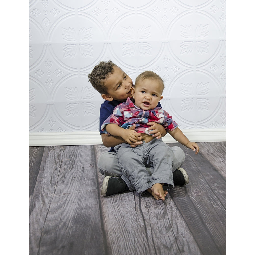 Regal White Tin Tiles Printed Backdrop | Backdrop Express Regal White ...