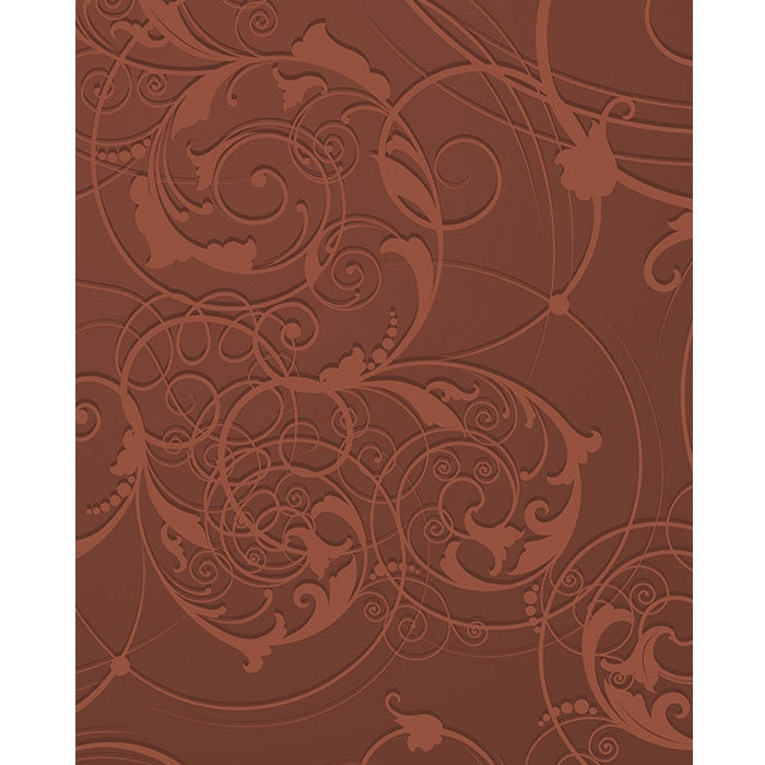 Brown Floral Swirls Printed Backdrop | Backdrop Express Brown Floral ...