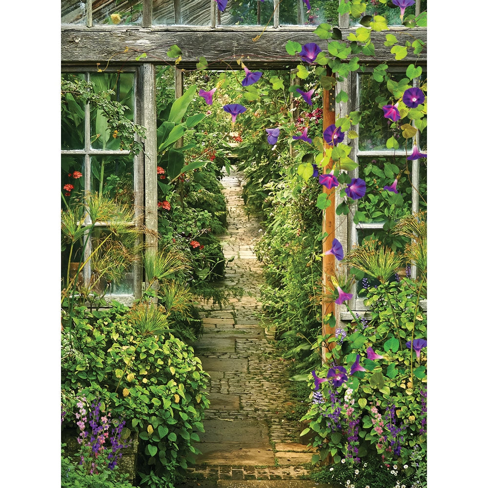 Greenhouse Pathway Printed Backdrop | Backdrop Express Greenhouse ...