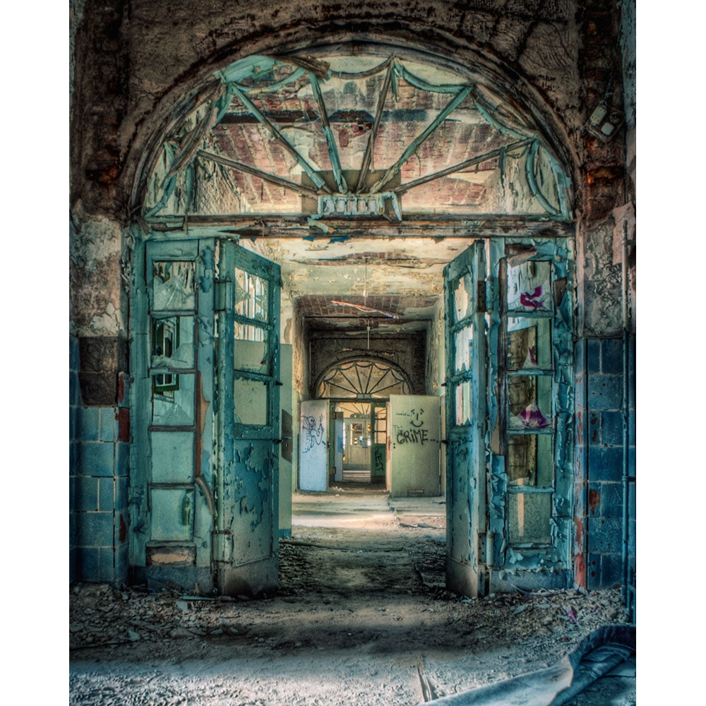Abandoned Building & Architecture Backdrops | Backdrop Express ...