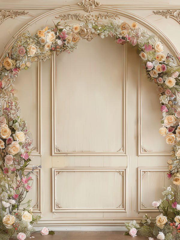 Estate Spring Arch Wall Backdrop – Backdrop Express Estate Spring Arch ...