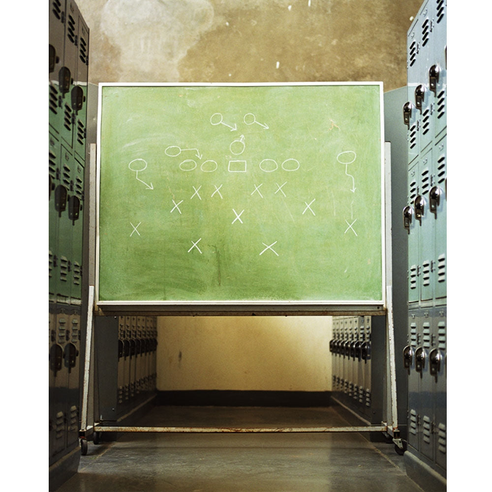 Team Locker Room Printed Backdropp | Backdrop Express Team Locker Room ...